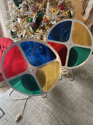 Aluminum Christmas Tree Color Wheel MFC.Co.,INC. Chicago 115V | eBay