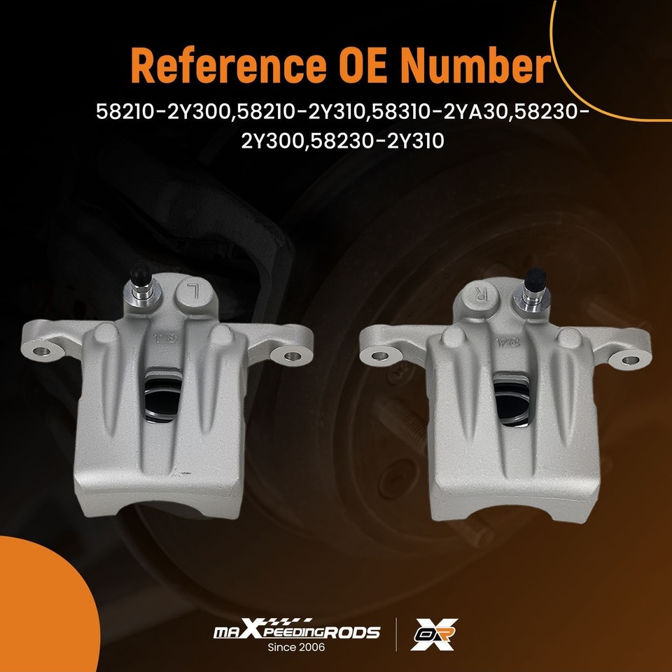 Floating Disc Brake Caliper Left + Right for Kia Sportage 2010-2020 ...