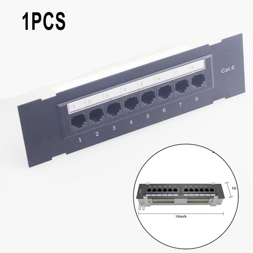 Cat6 Wall Mount Bracket 12-port Cat6 Wall Panel 110 IDC Type Terminal ...
