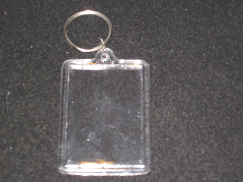 FOUR - Photo Frame Key Chains 1.75" x 2.25" - Picture Frame Family ...