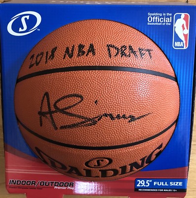 Anfernee Simons Autograph “2018 NBA Draft” Prospect Signed Basketball ...