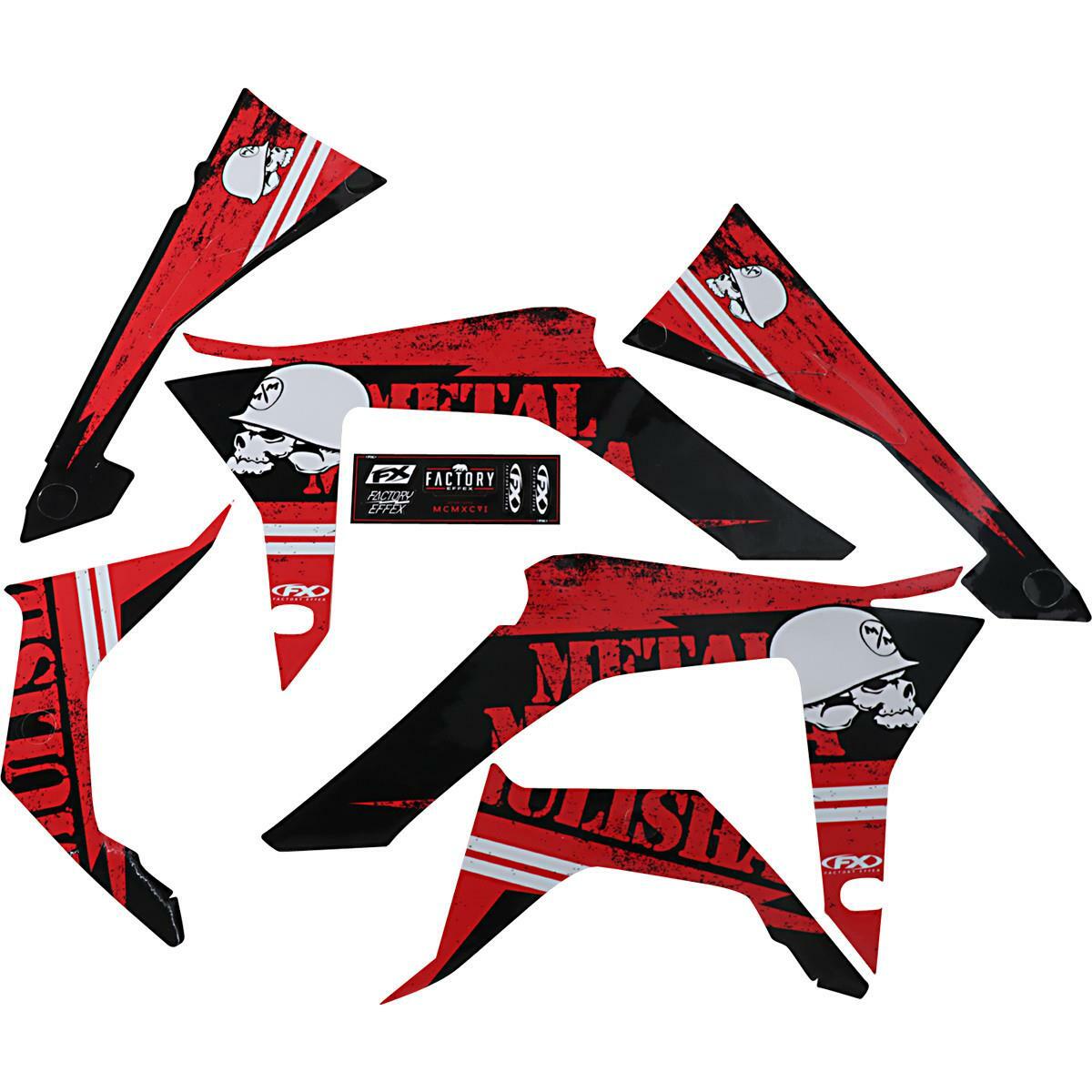 Factory Effex - 23-11340 - Metal Mulisha 2020 Shroud Graphic Kit for ...