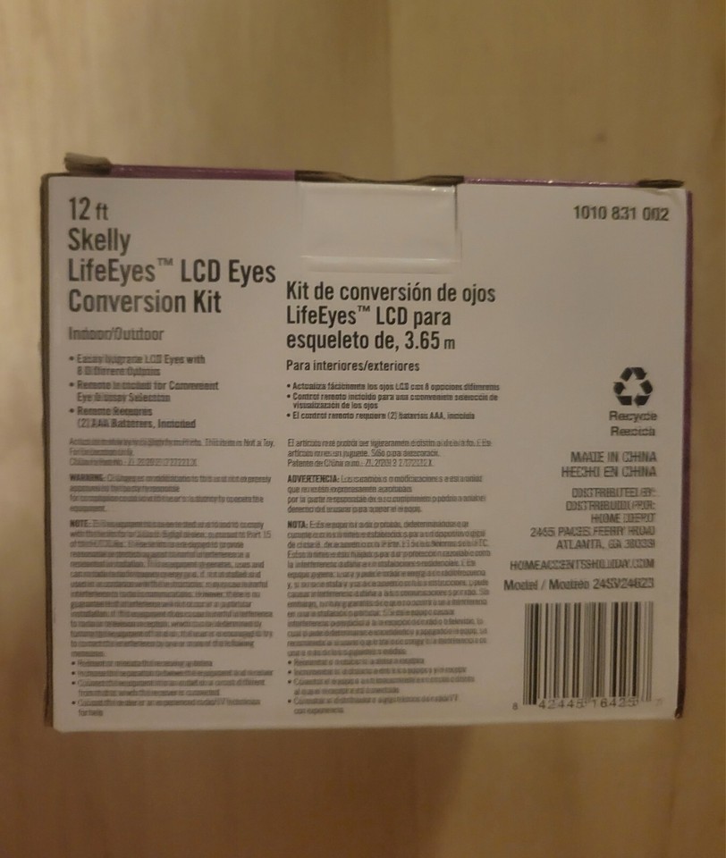 Home Accents 12 ft. Skeleton Skelly Eye Conversion Kit Halloween Home ...