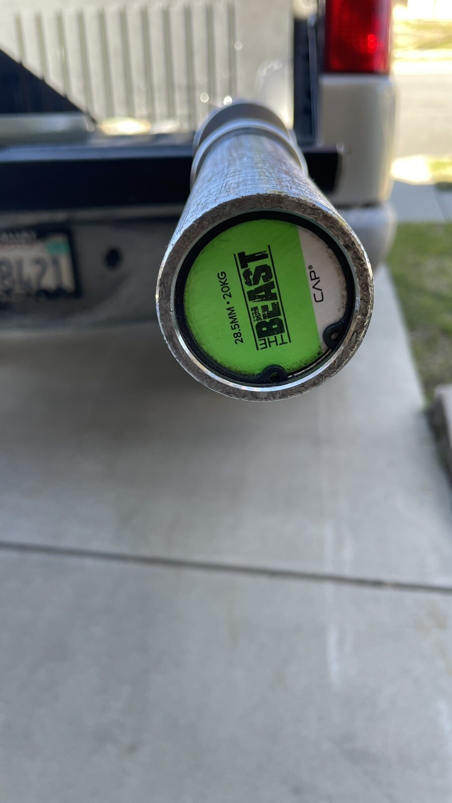 CAP Olympic Barbell OB-86B Beast 7' Weight Steel Bar 7 Foot Gym Home ...