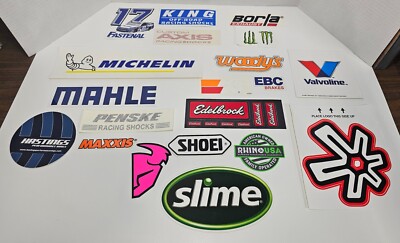 Lot Of 20 Racing Automotive Performance PowerSports Stickers Mahle ...