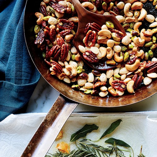 Roasted Deluxe Mix Nuts (No Salt) No Shell, Non-GMO | New Crop -1LB ...