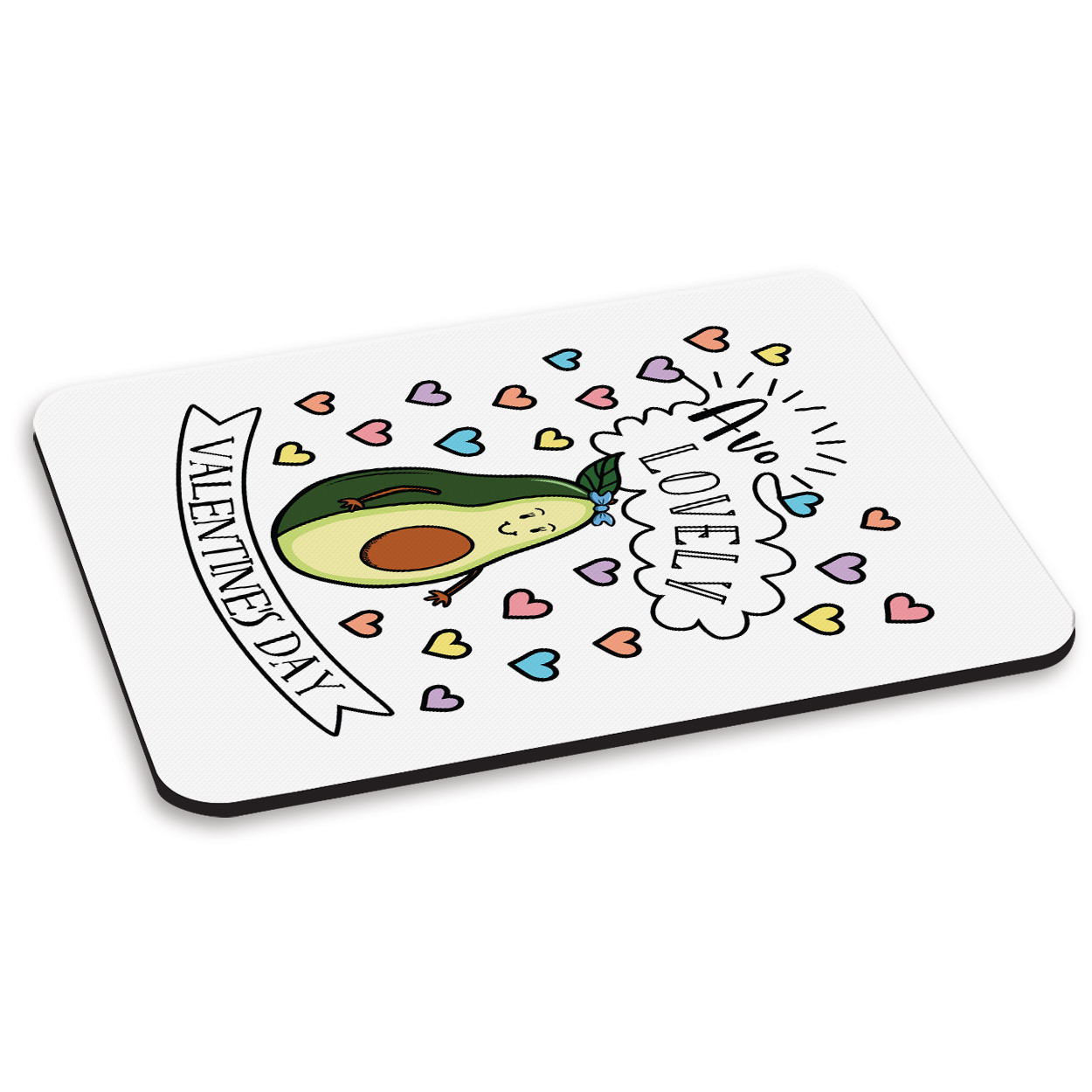 Avo Lovely Valentine's Day PC Computer Mouse Mat Pad - Funny Avocado ...