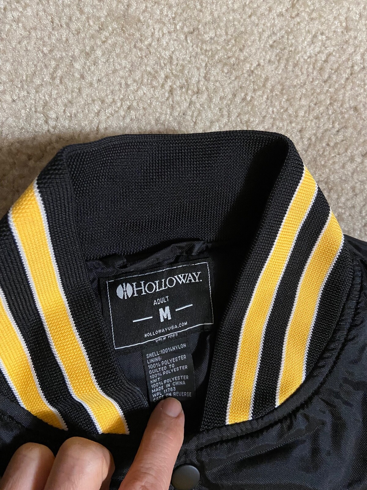 Rare! BLACK LIGHTNING Cast Crew JACKET Holloway black… - Gem