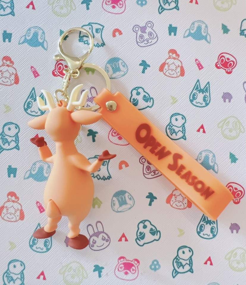Elliot Open Season Deer Pixar Animation Keychain Keyring Pendant Bag ...
