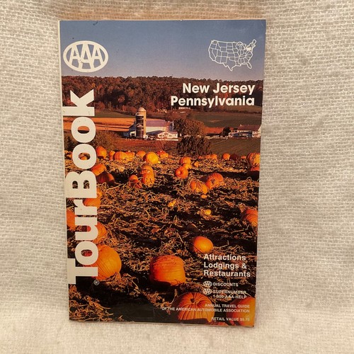 AAA New Jersey Pennsylvania Tour Book 1994 Vintage Travel Ephemera ...