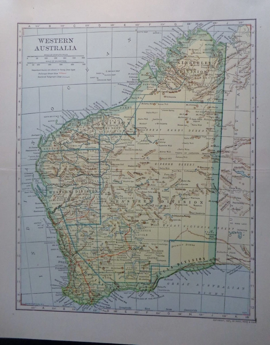 Great Victorian Desert Map