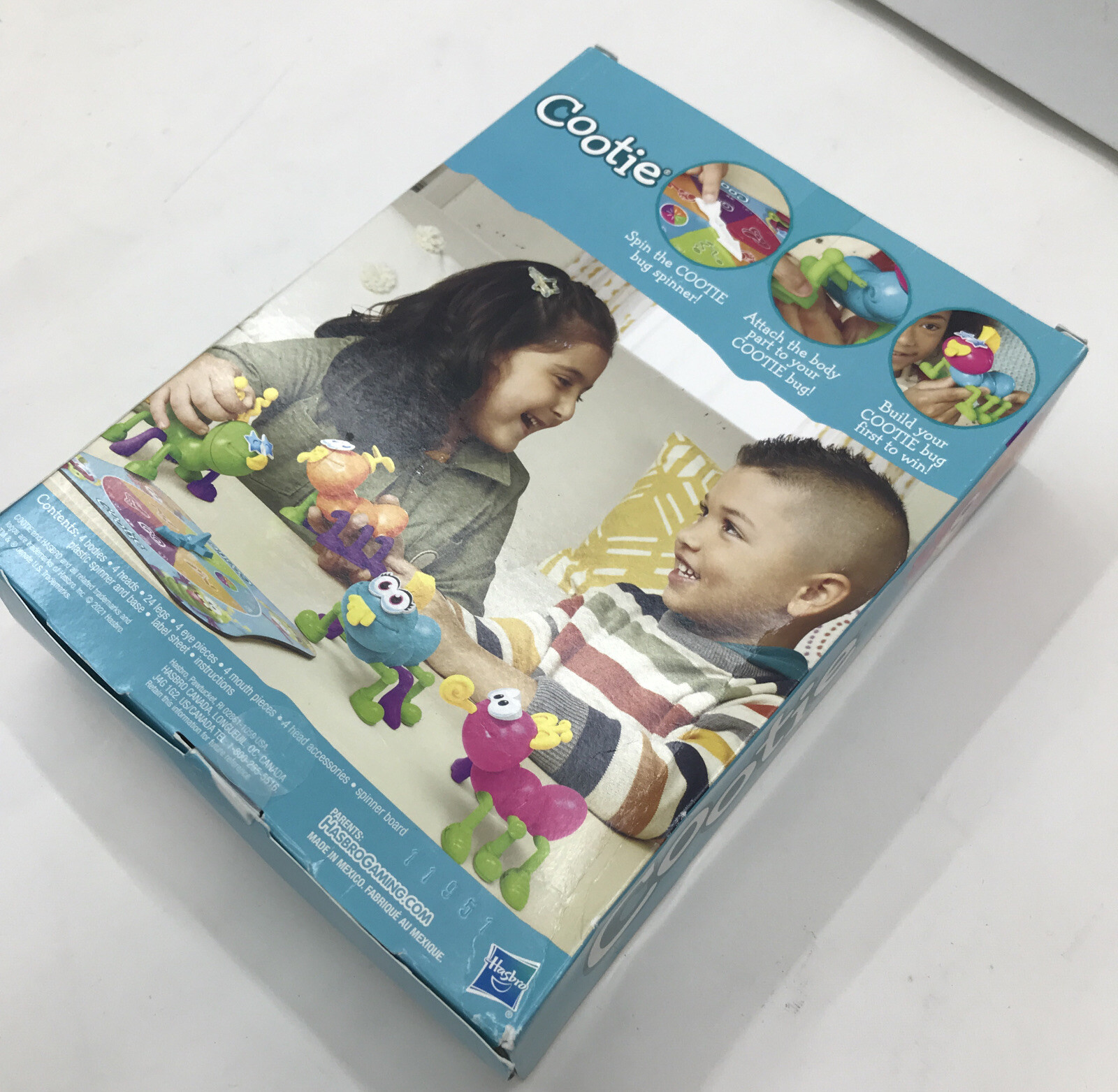 Hasbro Gaming Cootie Mixing and Matching Bug-Building Game for ...