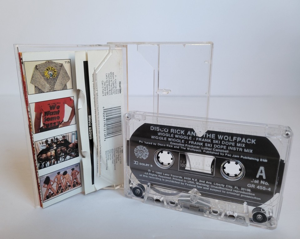 Disco Rick - Back From Hell 1992 (Audio Cassette) Luke Records XR 121-4 ...