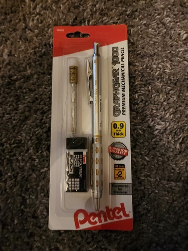 Pentel 4-piece Set, 0.9mm Graph Gear 1000 Automatic Pencil | eBay