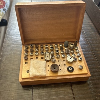 Lot Of Vintage Boley Starret etcWatchmakers 8mm Watch Repair Tool Lathe ...