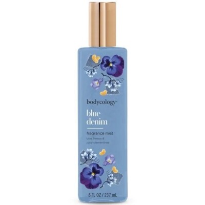 BODYCOLOGY BLUE DENIM FRAGANCE MIST 8OZ- NEW | eBay