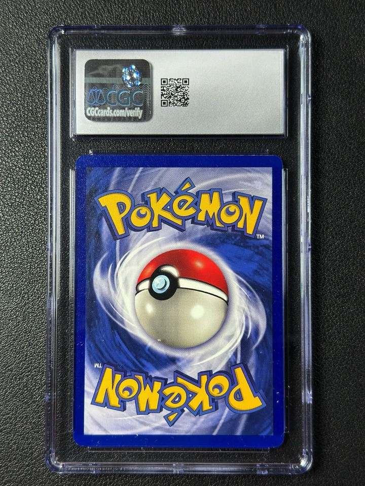 PIKACHU RED CHEEKS 1ST EDITION BASE SET CGC 10 1999 POKEMON 58/102 GEM ...