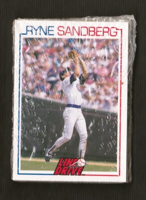 Ryne Sandberg 1991 Line Drive MLB Chicago Cubs 20 Card Set NEW Sealed ...