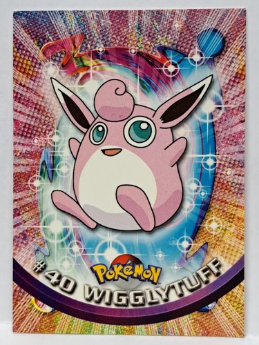 Wigglytuff #40 TOPPS Pokemon Card Nintendo Red Label CREASED | eBay