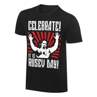 WWE Rusev "Celebrate! It's Rusev Day!" Vintage T-Shirt | eBay