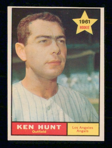 1961 TOPPS BASEBALL # 156 KEN HUNT INV J7928 | eBay