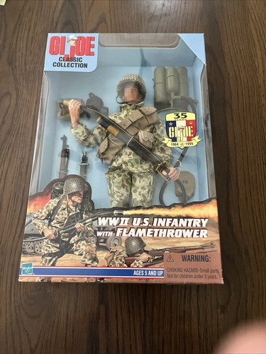 GI Joe WWII U.S. Infantry With Flamethrower Classic Collection 12 ...