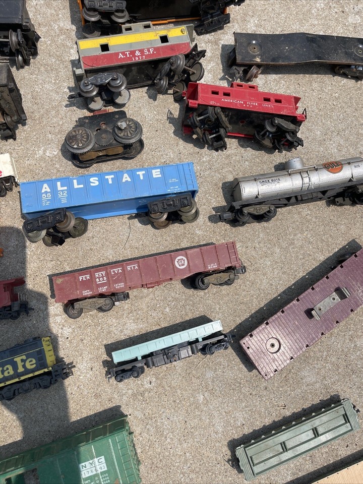 Vintage Model Train Lot Assorted Gauges Junkyard Untested Parts Lot | eBay
