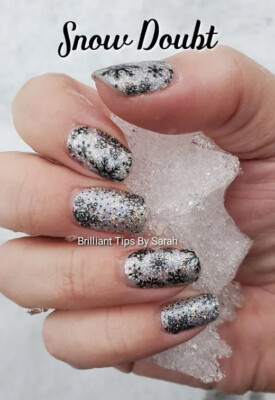 Color Street Nail Polish SNOW DOUBT SNOWFLAKES Christmas Holiday ...