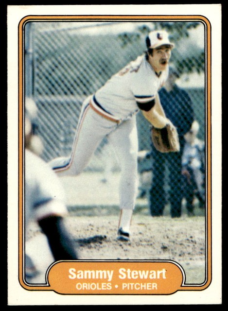1982 Fleer - #180 Sammy Stewart for sale online | eBay