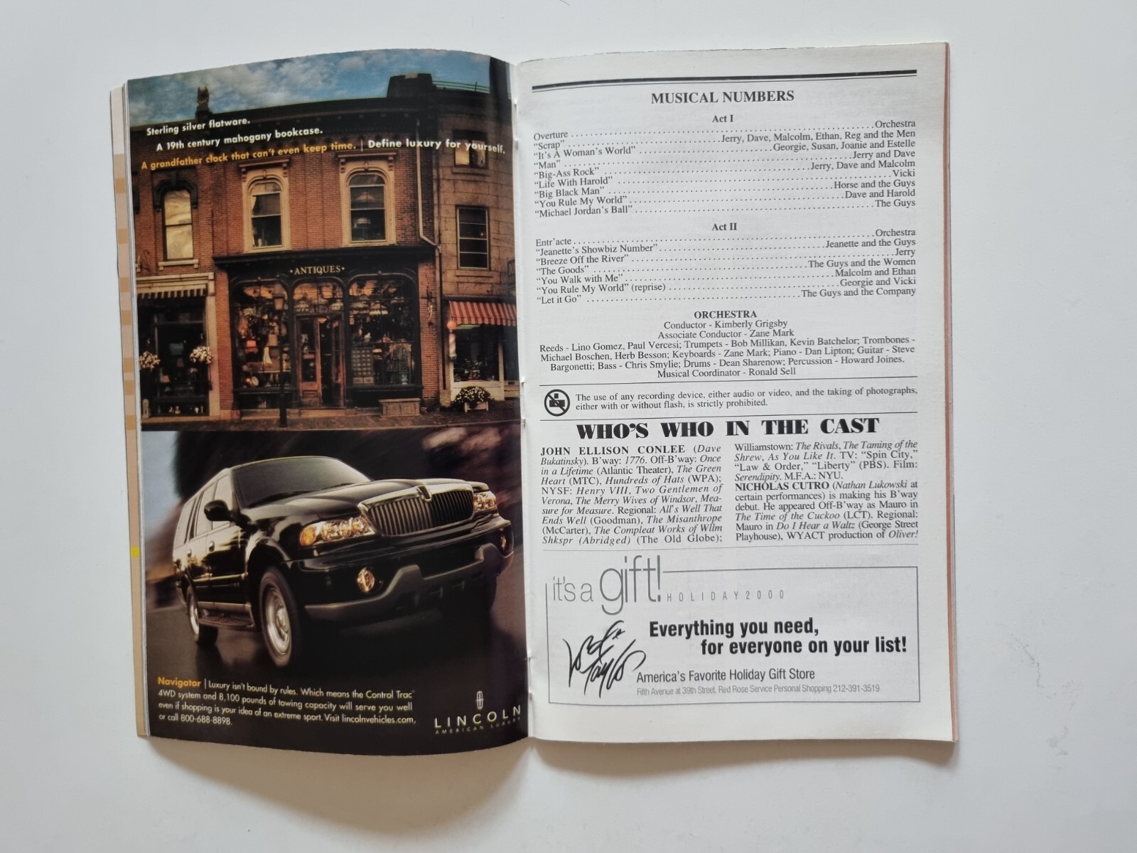 THE FULL MONTY - JOHN ELLISON CONLEE NICHOLAS CUTRO LISA DATZ JASON ...