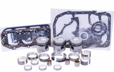 Ford Tractor 201 Diesel Engine 3 cylinder Rebuild Kit no liners w ...
