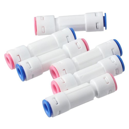 6pcs Plastic One-way Valve 1/4" Quick Connect Fittings Water Purifier ...
