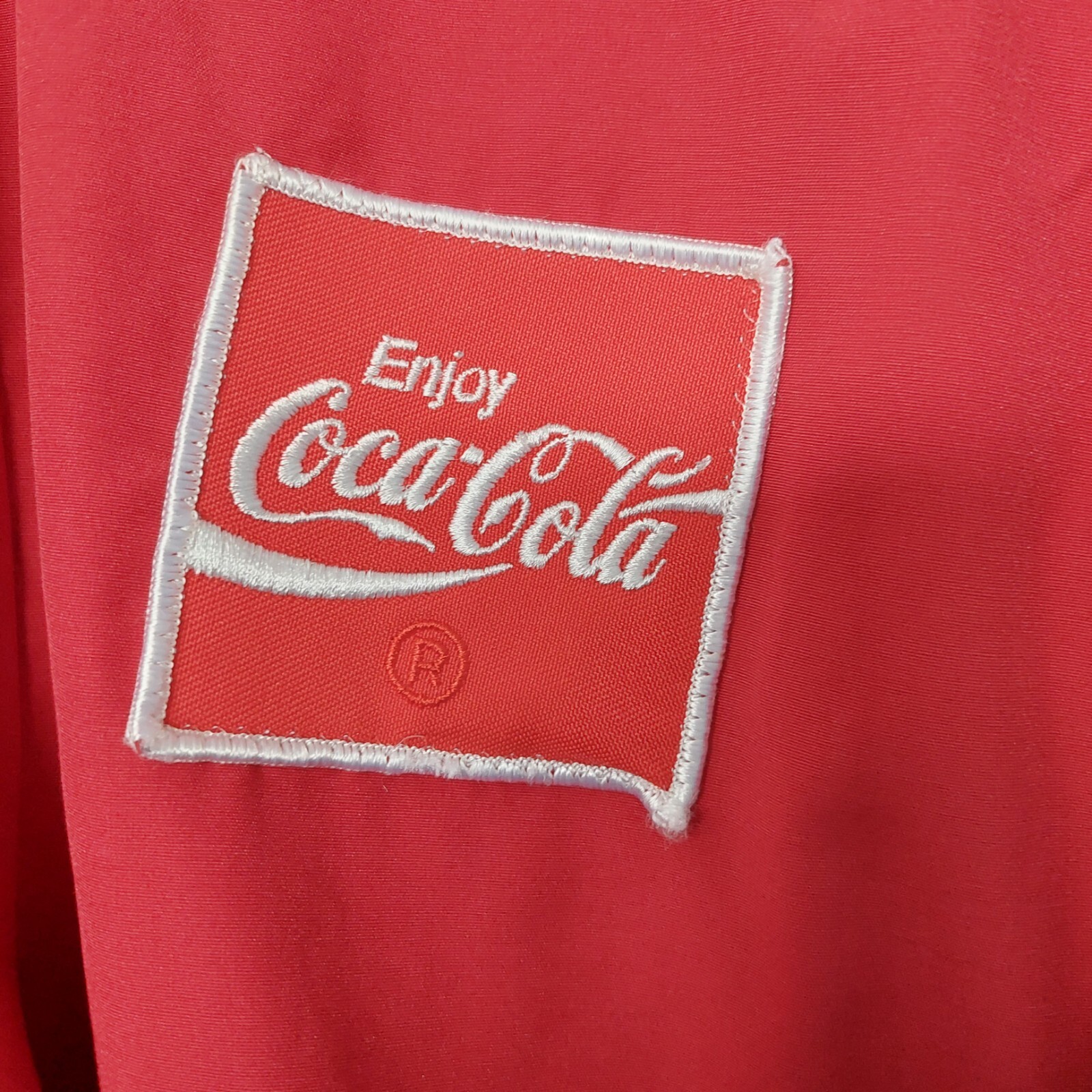 Coca Cola Uniform Jacket L Employee Delivery 80's Vin… - Gem