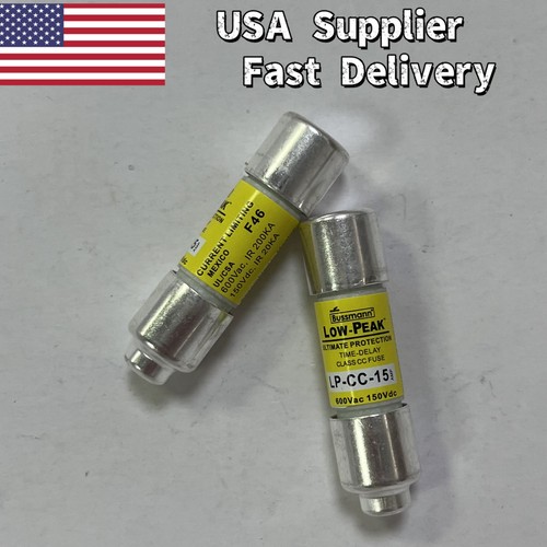 Electrical Fuses Replacement Bussmann LP-CC-15 Fuses - 10 Pack Fresh ...