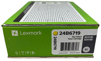 Lexmark 24B6719 Toner Original Yellow For XC4140/XC4150 [A Box] | eBay