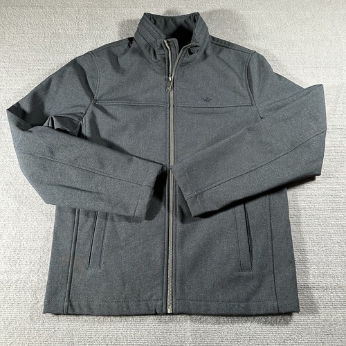 Dockers Performance Jacket Mens Small Breathable Water Resistant Gray ...