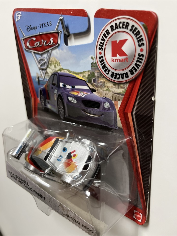 SILVER RACER SERIES-KMART Max Schnell Metal Finish DISNEY PIXAR SPECIAL ...