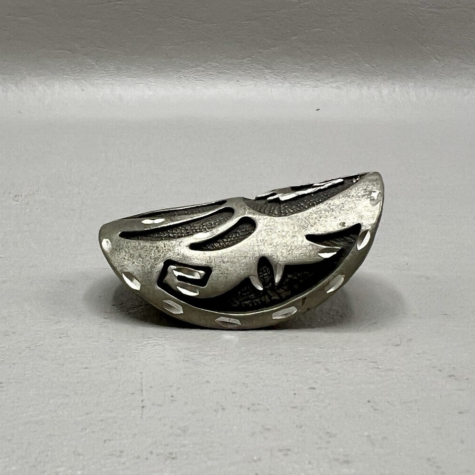 Native American Silver Tone Bear Claw Collar Clip Pendant Bolo 1.75 ...