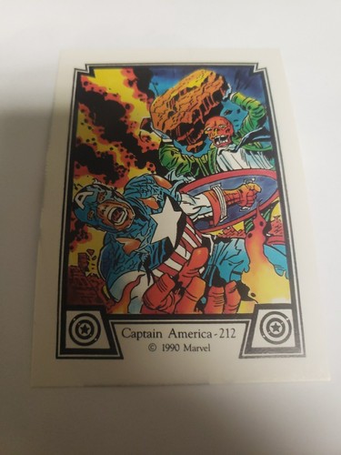1990 Captain America Marvel Trading Single Card 212 | eBay