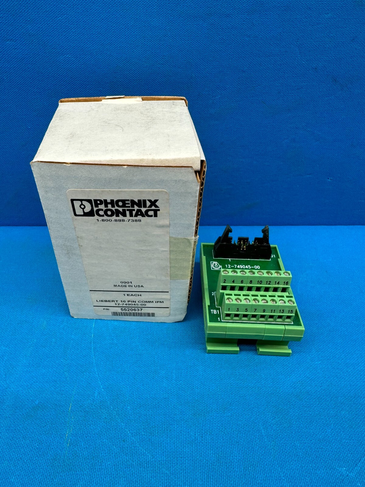 Phoenix Contact Liebert 16-Pin Comm Interface Module Board Assembly ...