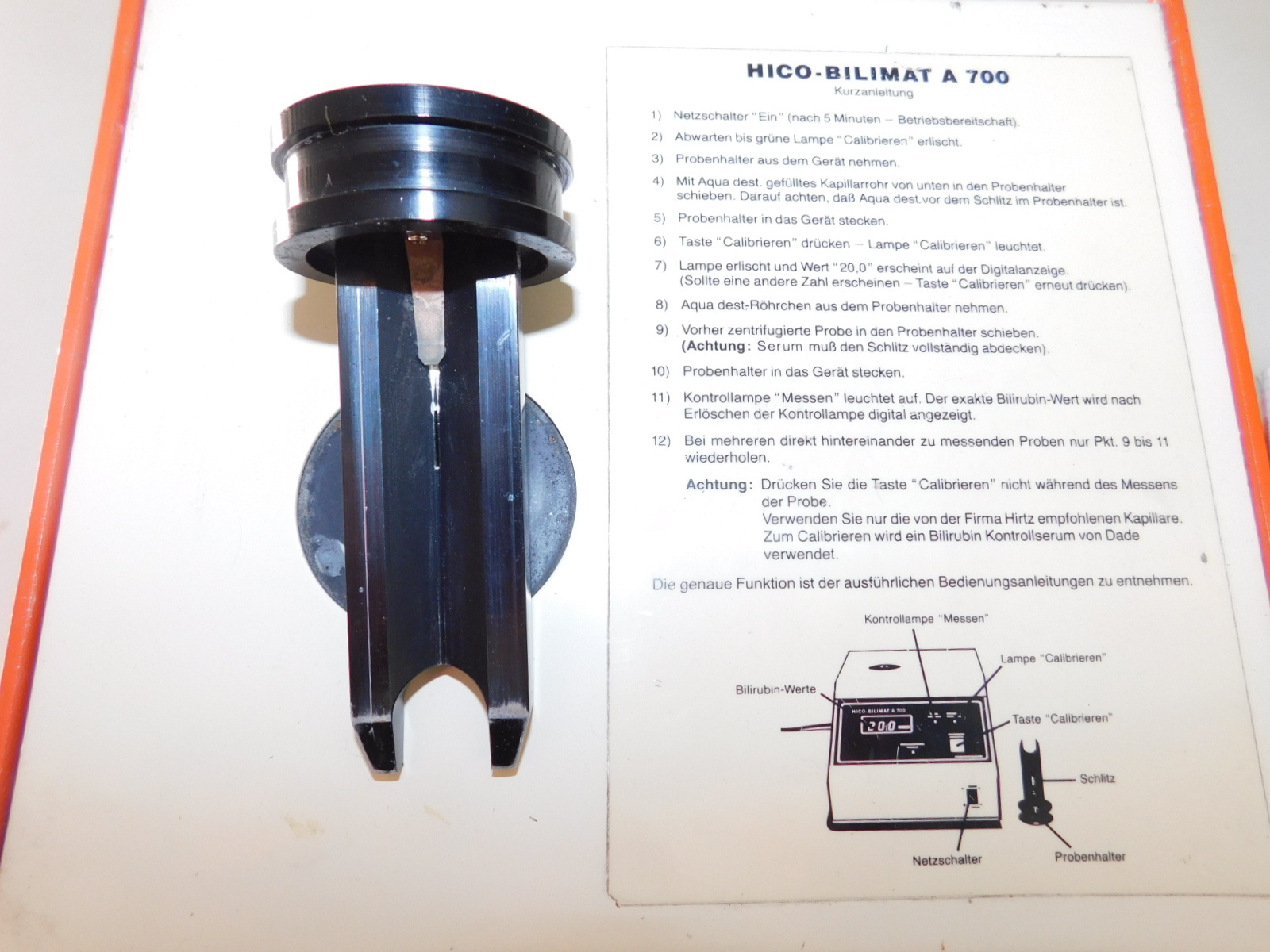 Hico Bilimat A 700 Bilimeter Bili-Meter Bili-Mat | eBay.de