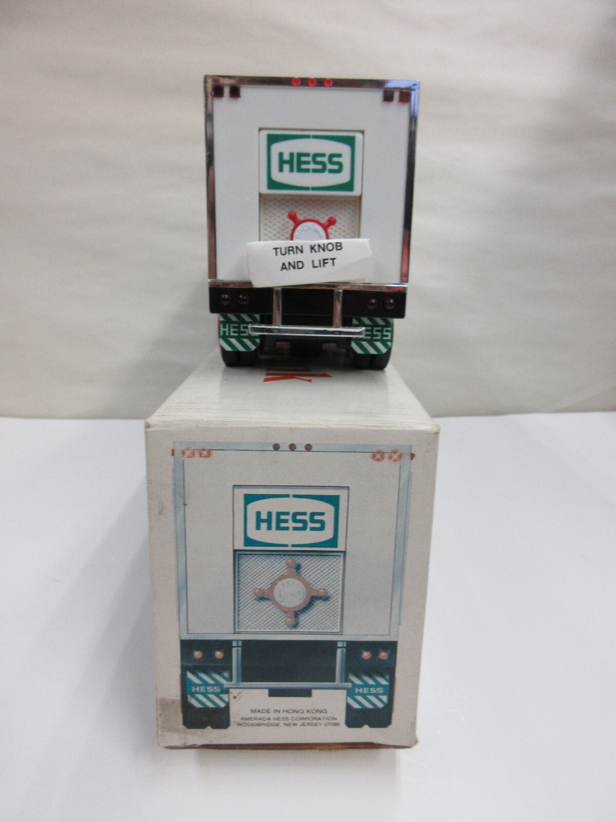 1987 Hess Gasoline Truck Bank with Barrels Collectible Toy with ...