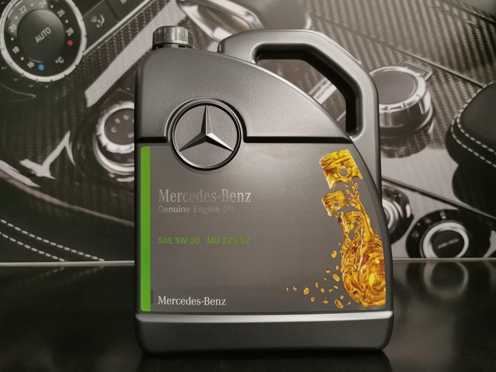 5 L Genuine Mercedes Benz 5W30 Low Ash Engine Oil 229.52 Fully ...