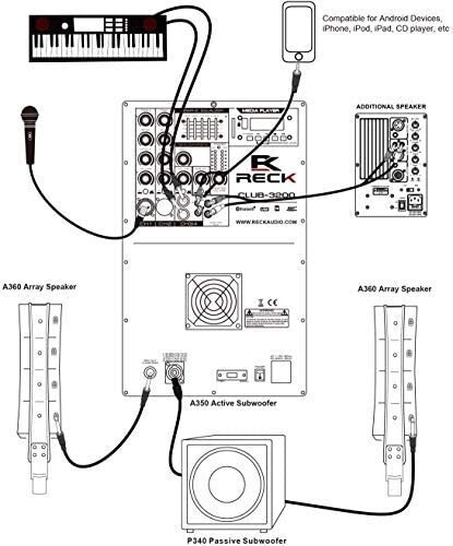 PRORECK Club AEF 12-Inch DJ/Powered PA Speaker System Combo Set | eBay