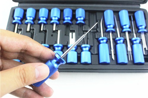 19pcs Car Terminal Block Removal Tools Connector Terminal Release Tool ...
