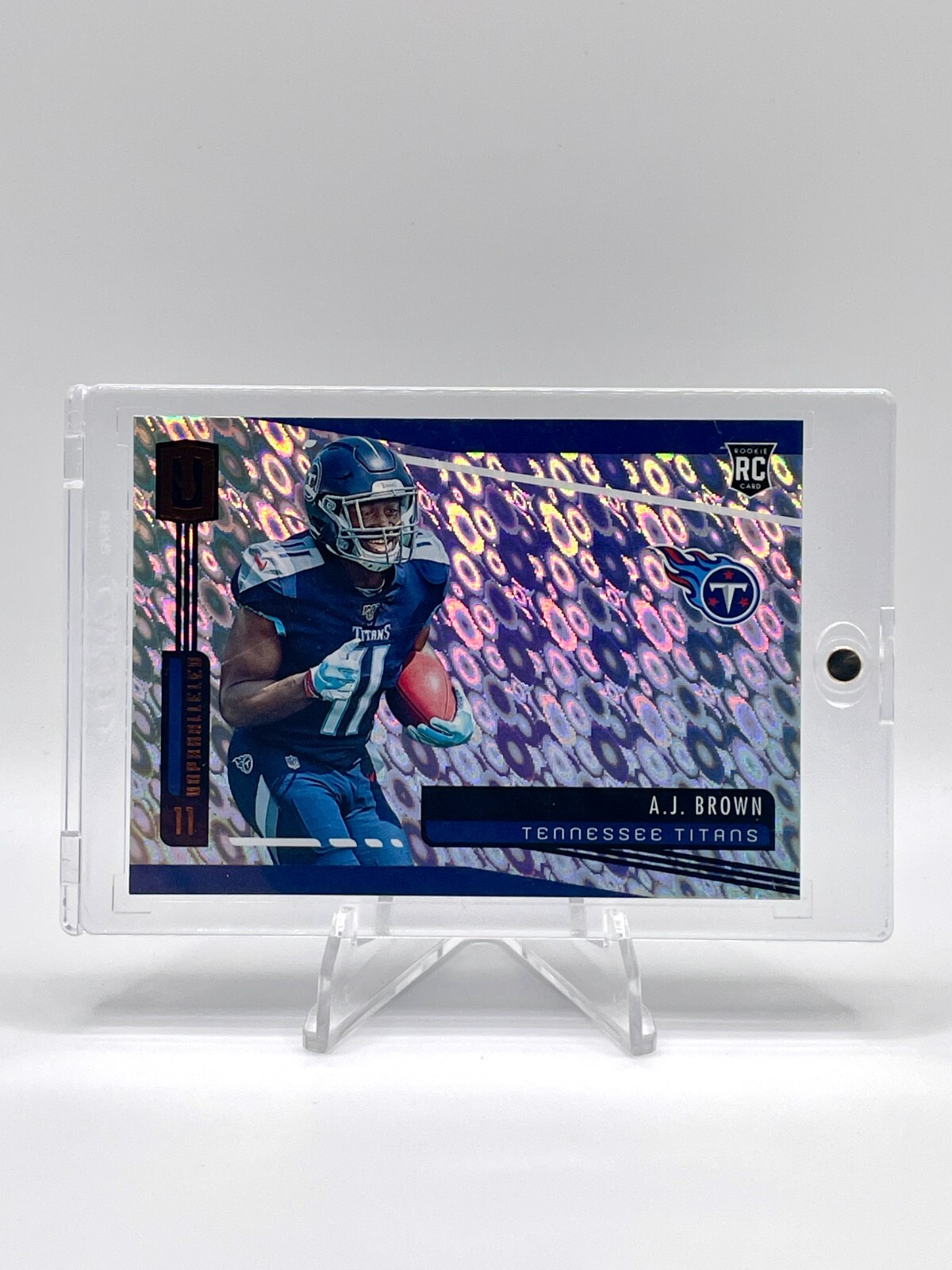 A.J. Brown 2019 Panini Unparalleled RARE ROOKIE FLIGHT REFRACTOR Rookie ...