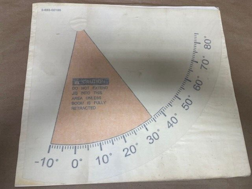 TEREX BM ANGLE-LH XTC-1 DECAL, Part 653-00195 | eBay