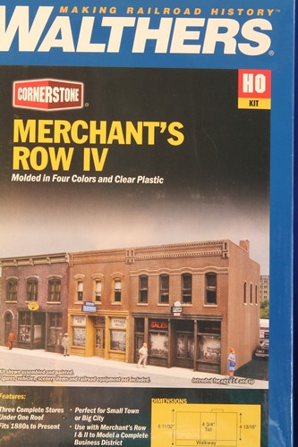 Walthers Cornerstone - Merchant's Row IV - HO Scale - 933-4040 | eBay