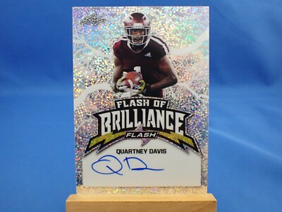Quartney Davis Leaf Draft 2020 Flash of Brilliance Autograph Auto | eBay