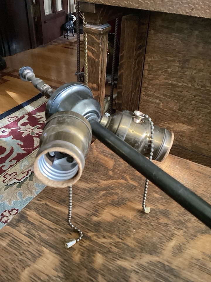 Japanese Cloisonné Style Vase Lamp Peony Bird Design Antique Asian ...